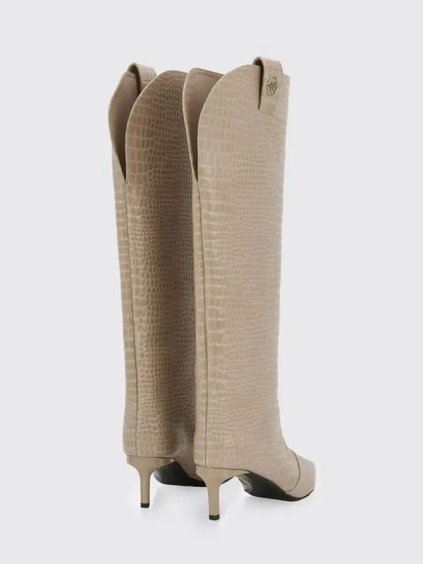 Philipp Plein Flat Ankle Boots