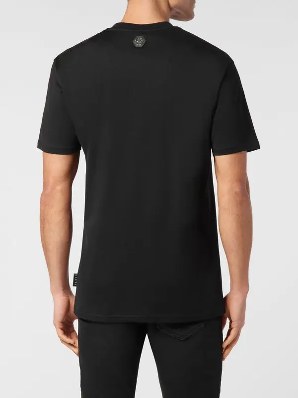 Philipp Plein Skull Cotton T-shirt - Black