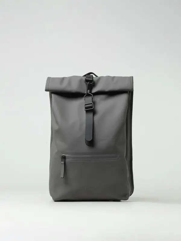 Rains Backpack With Buckle Closure - Grey