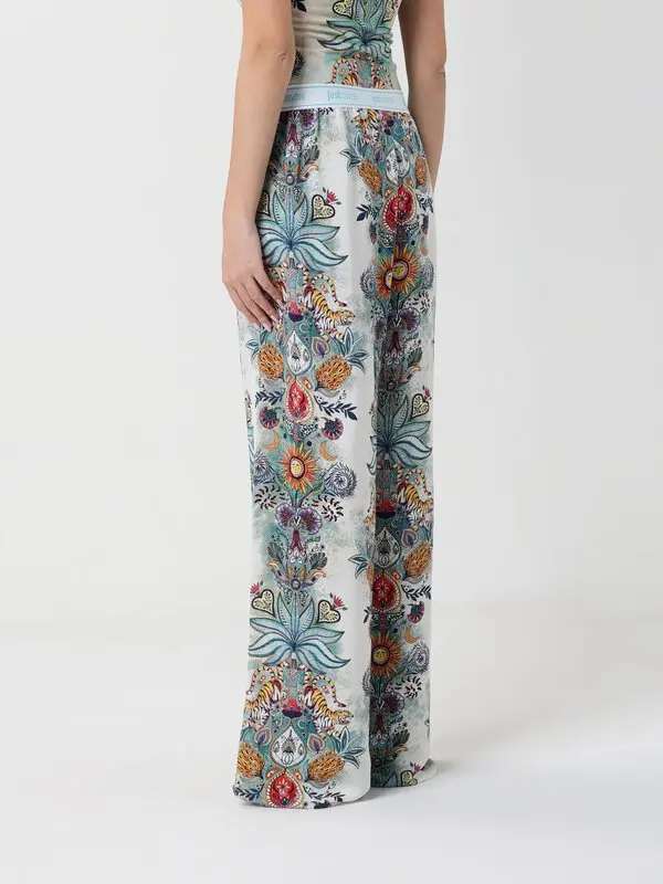 Just Cavalli Printed Palazzo Trousers