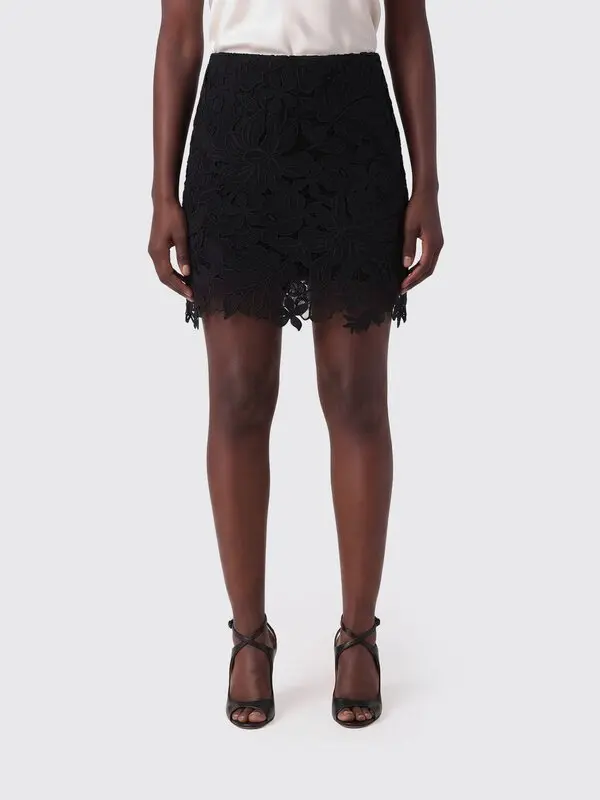 Sportmax Macramé Skirt - Black