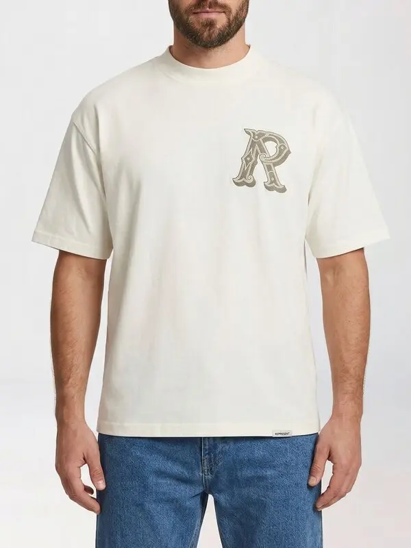 REPRESENT Cotton Monogram T-shirt - White