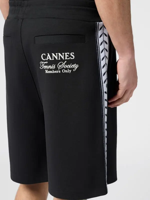 Philipp Plein Cotton Blend Jogging Shorts