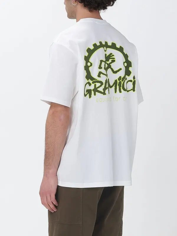 Gramicci Cotton T-shirt With Logo - White