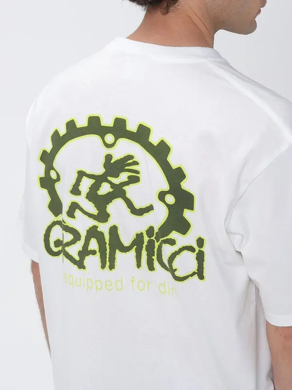 Gramicci Cotton T-shirt With Logo - White