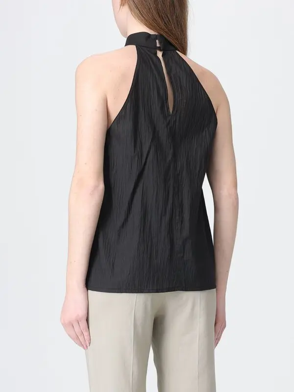 TELA Inca Halter Neck Sleeveless Top - Black
