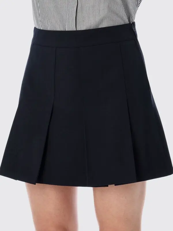 A.p.c. Cotton Blend And Wool Blend Skirt