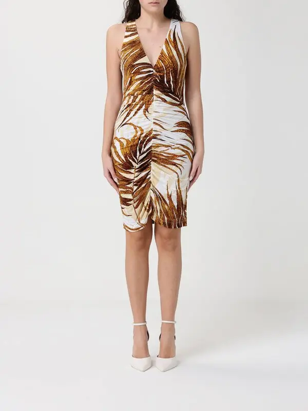 Just Cavalli Printed Jersey Mini Dress