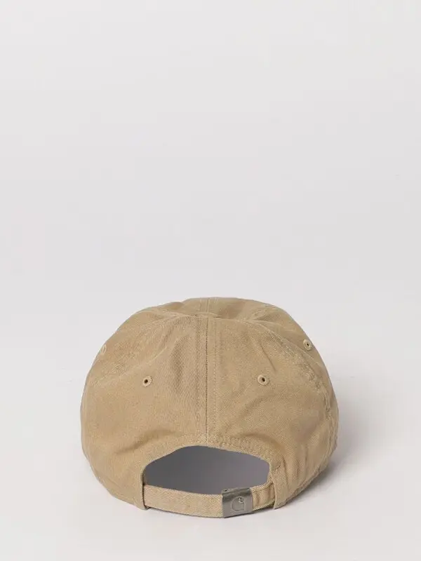 Carhartt Work In Progress Cotton Baseball Cap With Logo - White