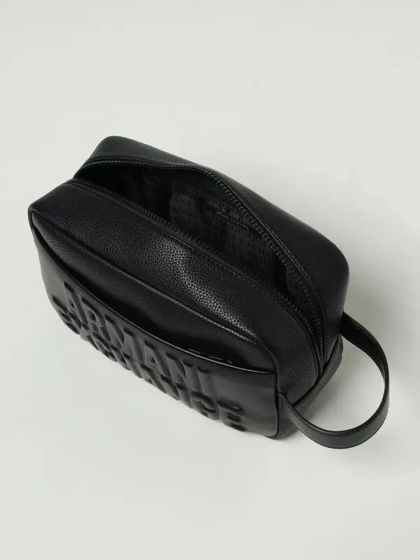 Armani Exchange Embellished Cosmetic Pouch