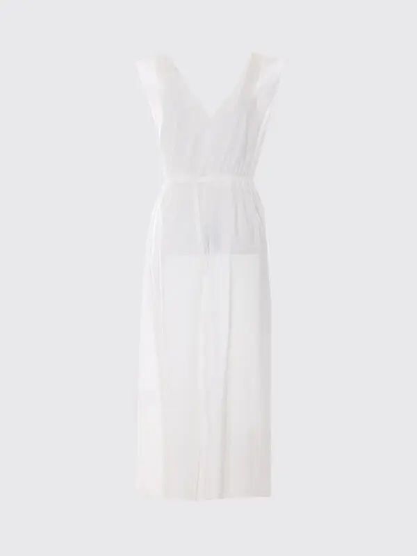 Patrizia Pepe A-line Midi Dress With Logo Buckle Belt