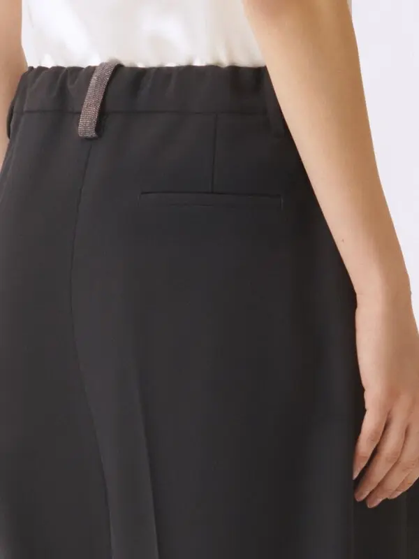 Fabiana Filippi Wide-leg Viscose Blend Trousers