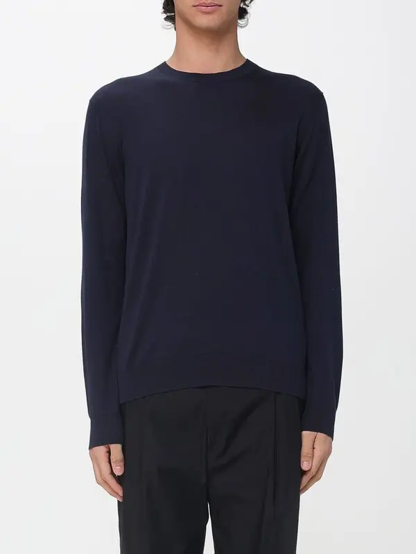 PAOLO PECORA Crew Neck Jumper - Blue