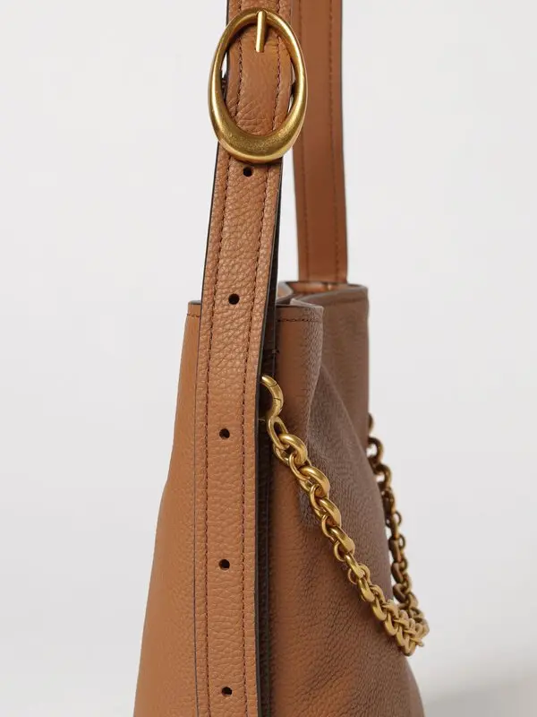 Michael Kors Shoulder Bag With Chain Detail - Brown