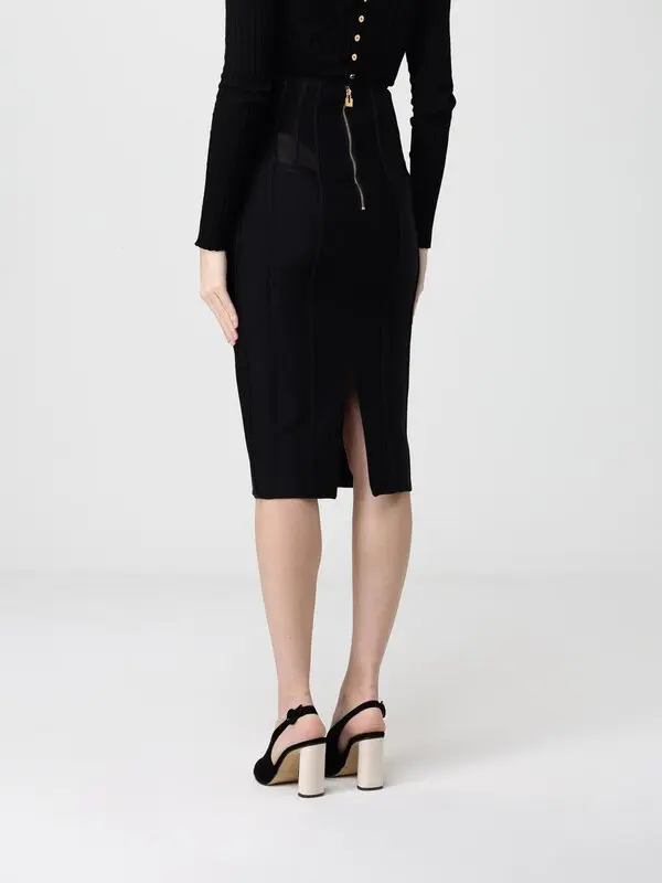 Elisabetta Franchi Jersey Midi Skirt