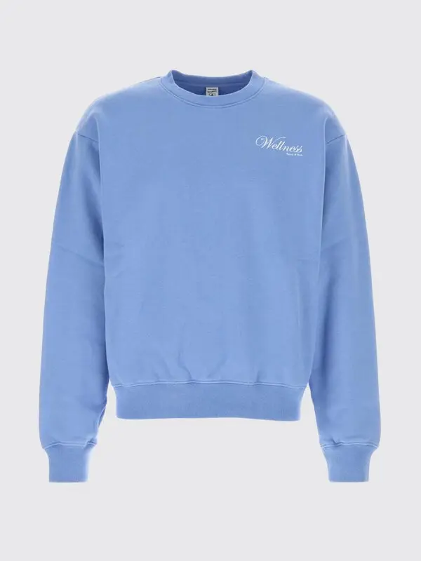Sporty & Rich Relaxed Fit Slogan Print Cotton Sweatshirt