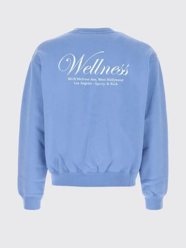 Sporty & Rich Relaxed Fit Slogan Print Cotton Sweatshirt