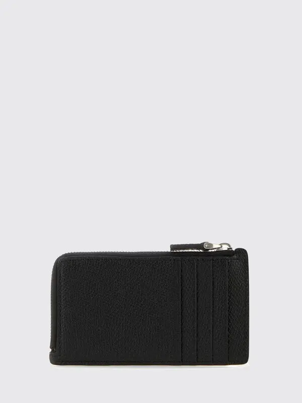Valentino Garavani Vlogo Grained Calfskin Card Holder