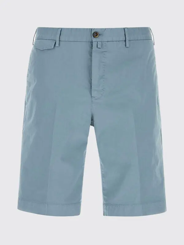 PT TORINO Stretch Cotton Chino Shorts - Blue 1