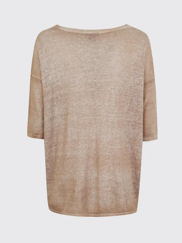 Avant Toi Crew Neck Knit In Linen And Cotton
