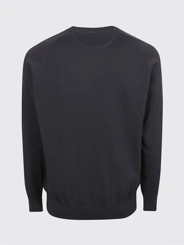 Aspesi Crew Neck Cotton Sweatshirt - Blue