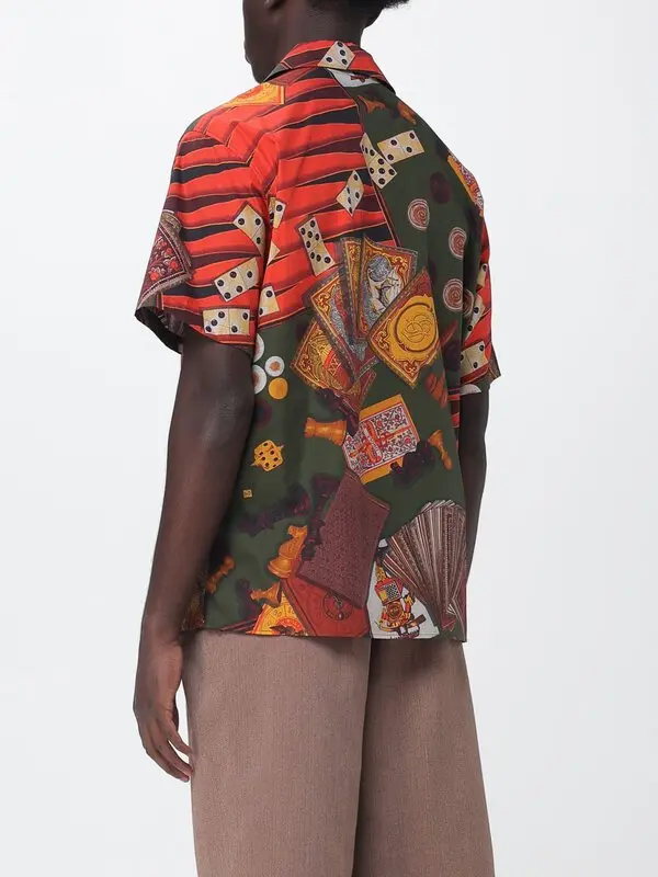 Drole De Monsieur Printed Cotton Casual Shirt