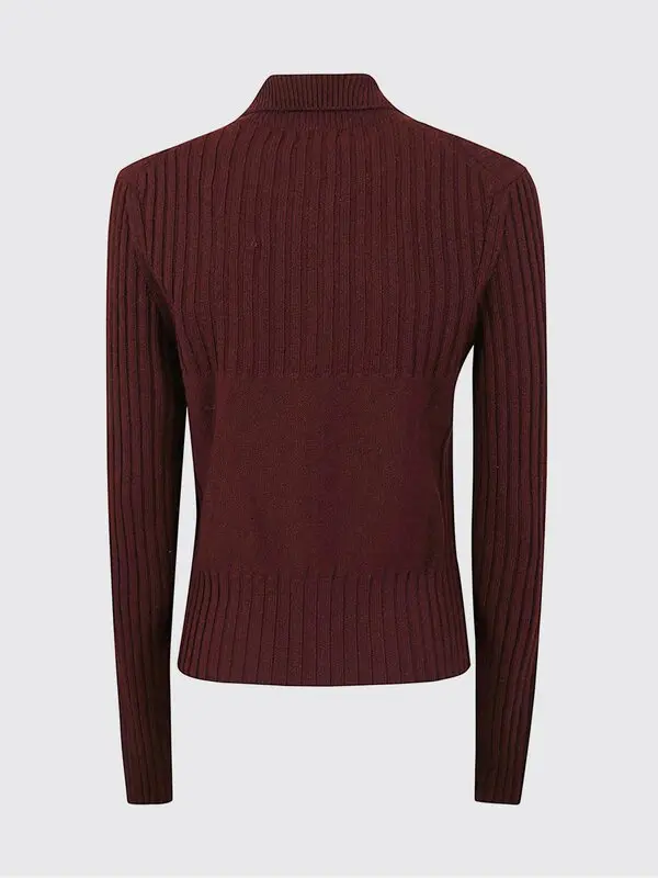 Victoria Beckham Ribbed Wool And Cashmere Zip Cardigan