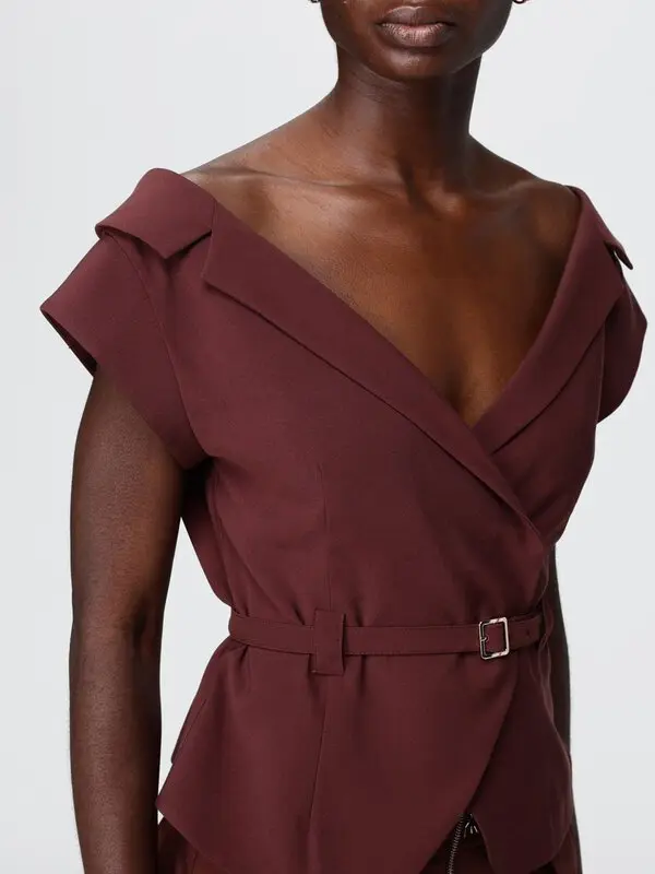 Patrizia Pepe Viscose Vest - Brown