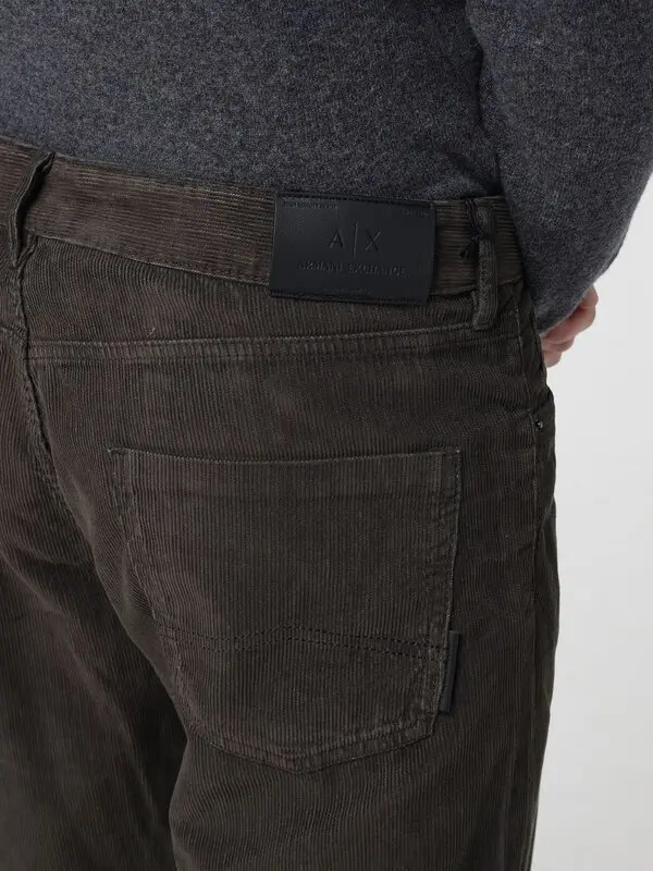 Armani Exchange Corduroy Trousers - Dark