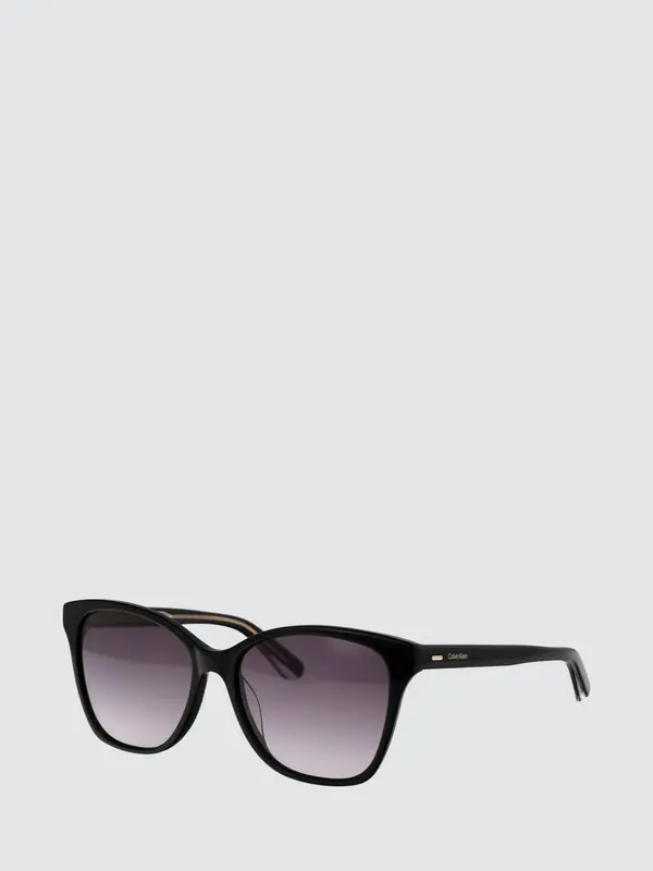 Calvin Klein Acetate Cat-eye Sunglasses With Lettering Logo