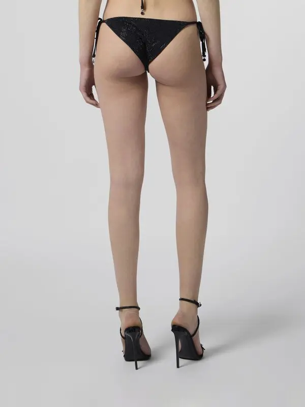 Philipp Plein Embellished Bikini Bottom