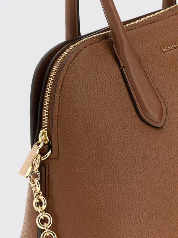 Michael Kors Freddie Handbag With Mk Monogram And Logo Charm - Leather