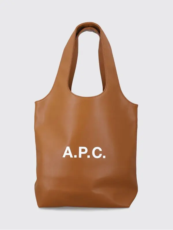 A.p.c. Ninon Logo Faux Leather Shoulder Bag