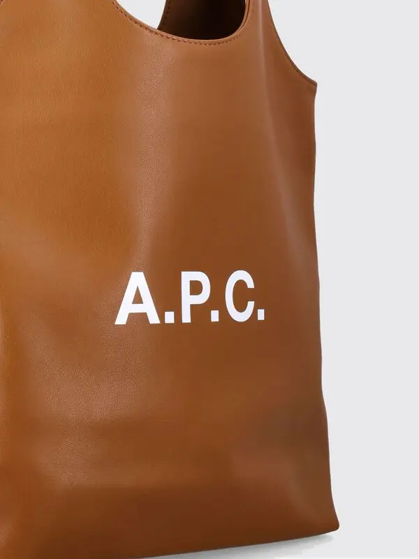 A.p.c. Ninon Logo Faux Leather Shoulder Bag