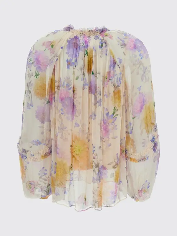Zimmermann Floral Print Viscose Blouse