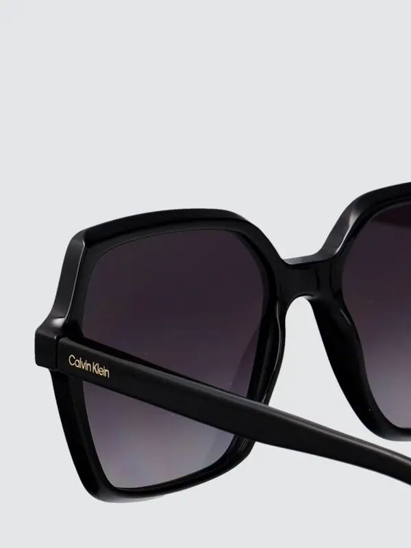 Calvin Klein Rectangular Cat-eye Sunglasses In Acetate