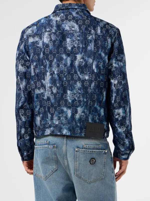 Philipp Plein Printed Denim Jacket