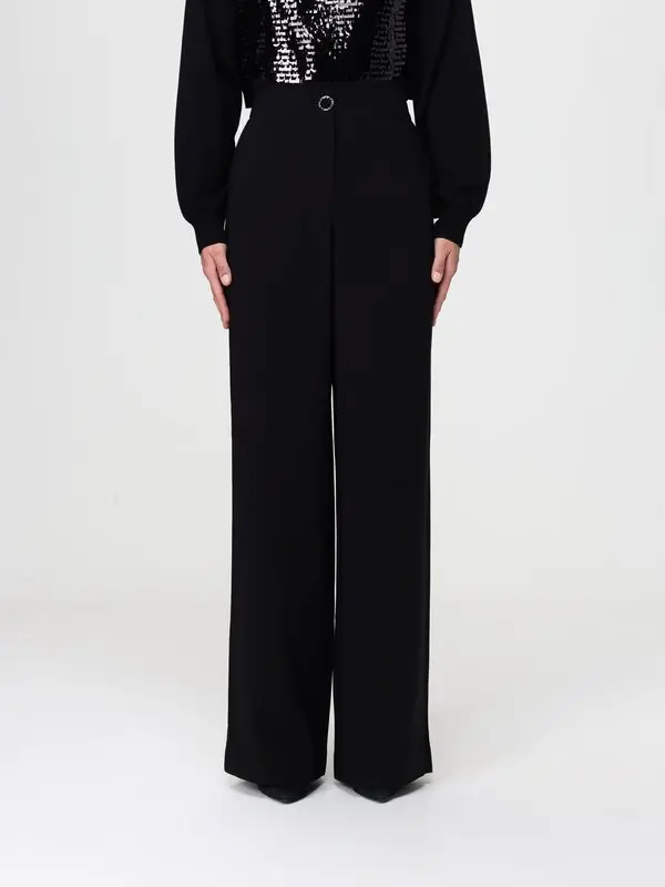 Armani Exchange Wide Leg Tailored Trousers