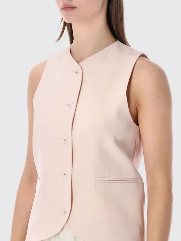 LOU LOU STUDIO Virgin Wool And Viscose Vest - Pink