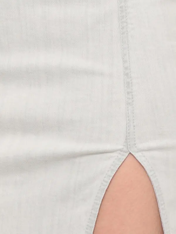 Rick Owens Cotton Denim Mini Skirt