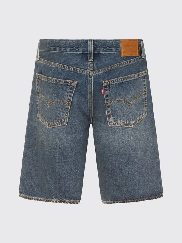 LEVI'S Cotton Denim Shorts - Blue