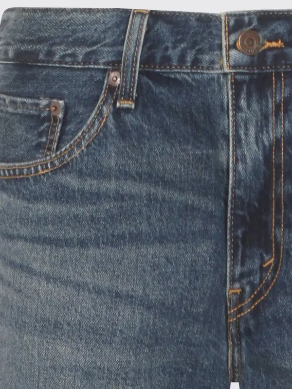 LEVI'S Cotton Denim Shorts - Blue