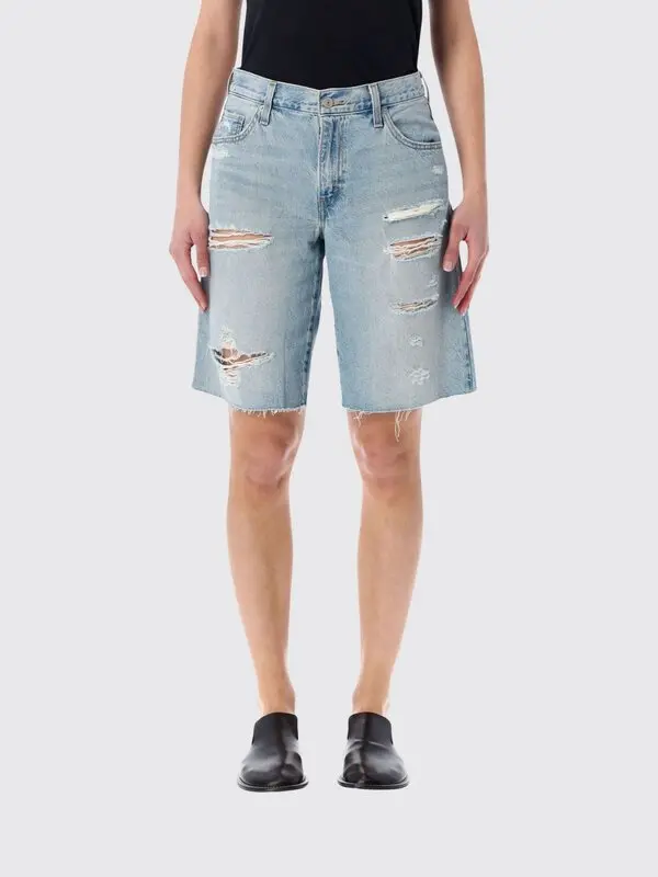 LEVI'S Cotton Denim Knee Length Shorts