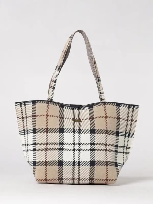 Barbour Layla Check Print Polyester Bag