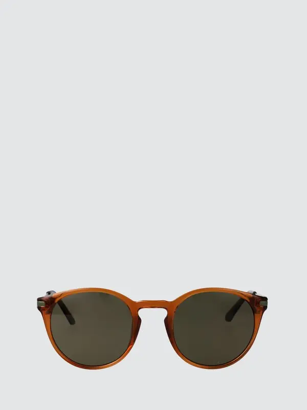 Calvin Klein Rounded Tortoiseshell Acetate Sunglasses - Transparent