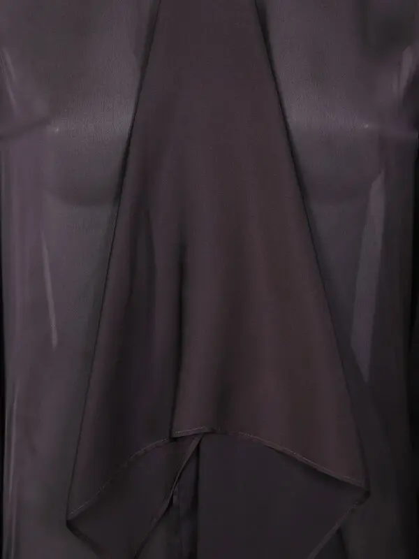 Sacai High Neck Draped Dress