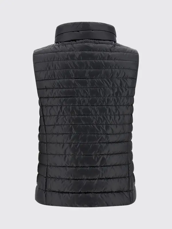 MOORER Padded And Quilted Zip Vest - Black