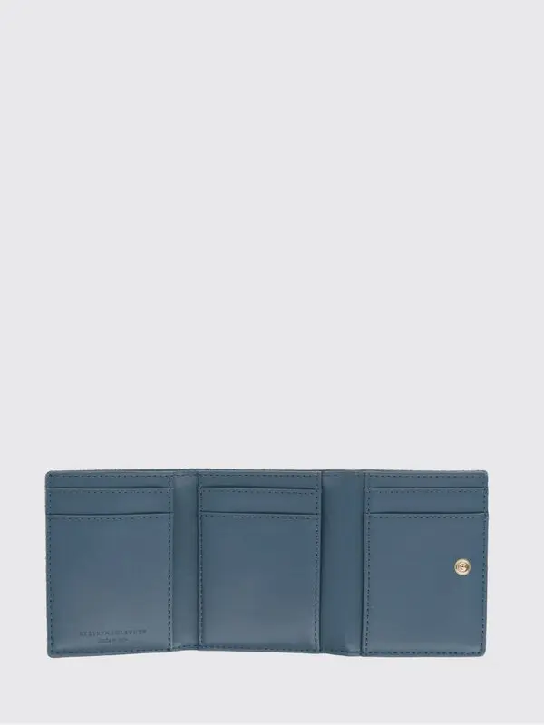 Stella McCartney Falabella Crackled Synthetic Suede Wallet