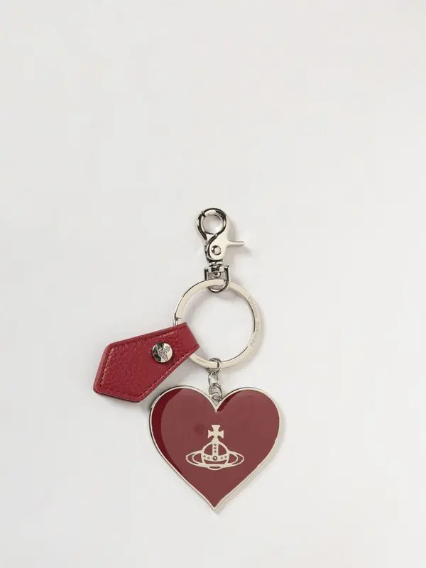 VIVIENNE WESTWOOD Enamelled Brass Keychain - Red