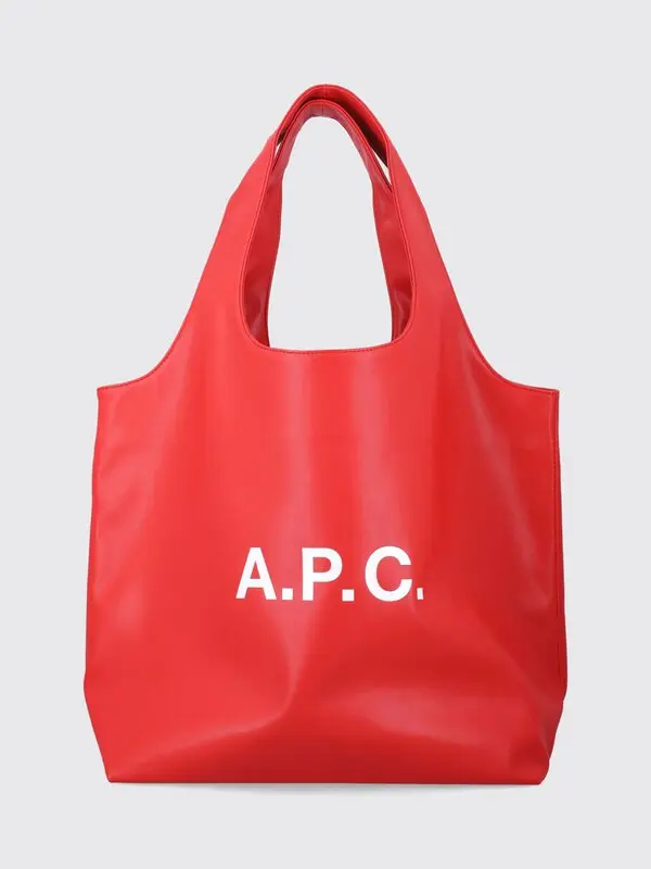 A.p.c. Ninon Faux Leather Shoulder Bag - Red